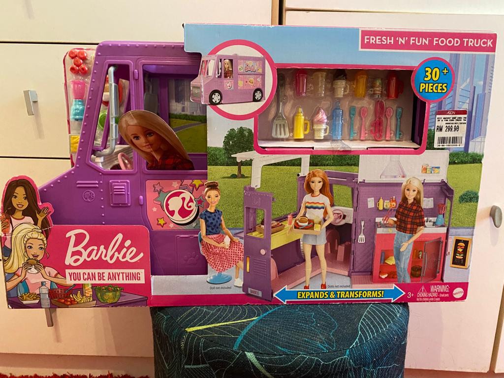 NEW Barbie Fresh N Fun Food Truck, Hobbies & Toys, Toys & Games on ...