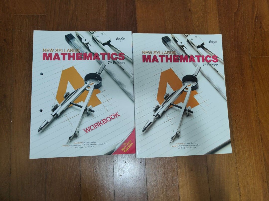 new syllabus mathematics secondary 4 7th edition workbook textbook/ NSM ...
