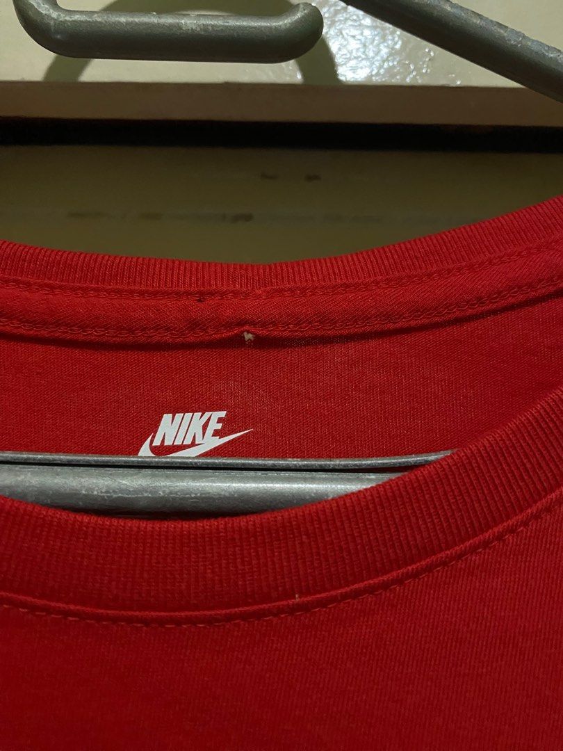 NIKE AIR RED SHIRT, Men's Fashion, Tops & Sets, Tshirts & Polo Shirts ...