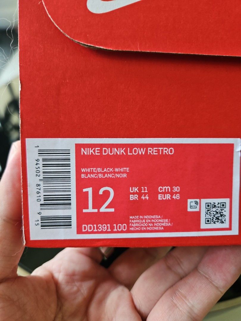 Nike Dunk Low Retro Panda, Men's Fashion, Footwear, Sneakers on Carousell