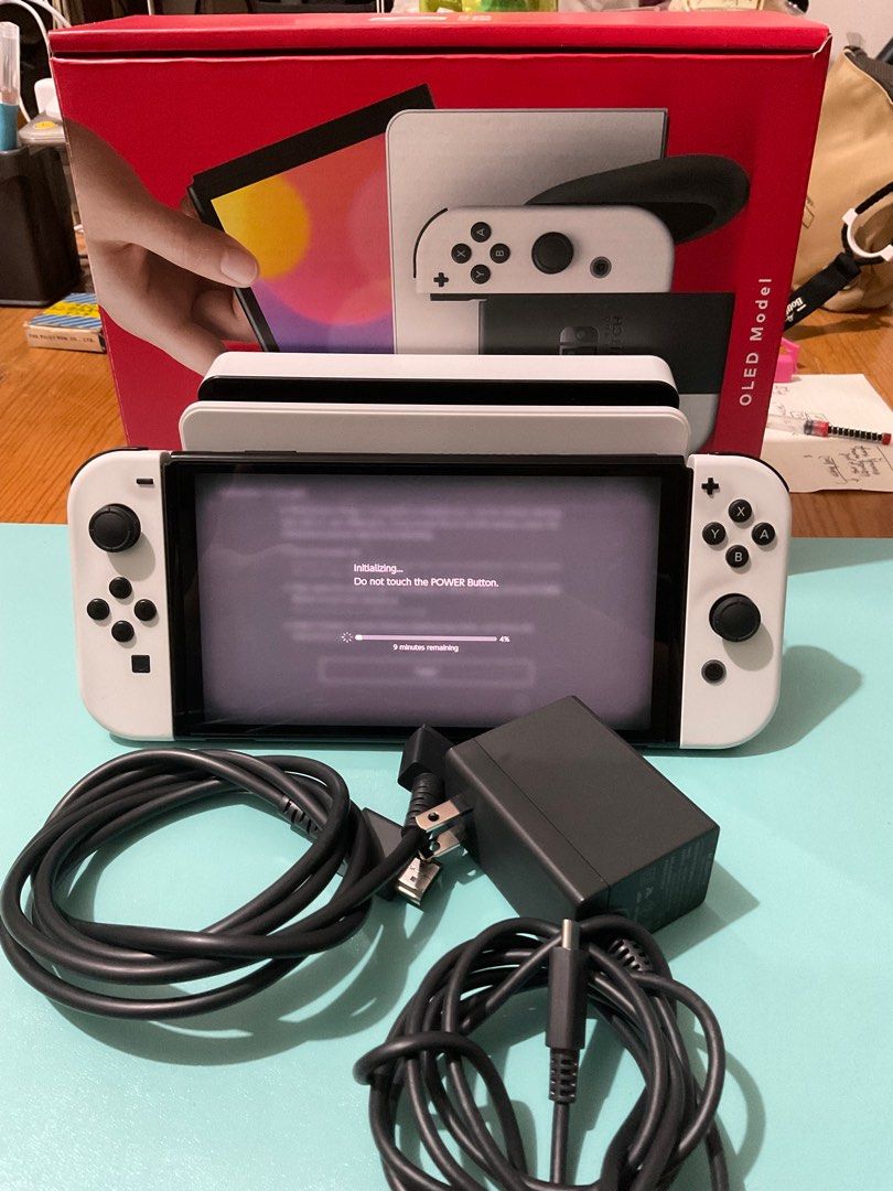 Nintendo Switch White OLED model, Video Gaming, Video Game Consoles ...