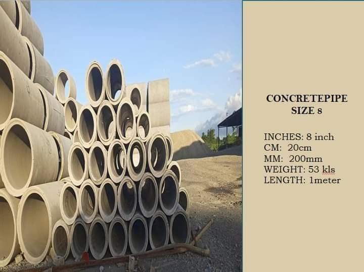 Non RCP and RCP Concrete Pipes, Commercial & Industrial, Construction ...