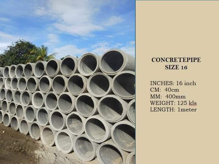 Non RCP and RCP Concrete Pipes, Commercial & Industrial, Construction ...
