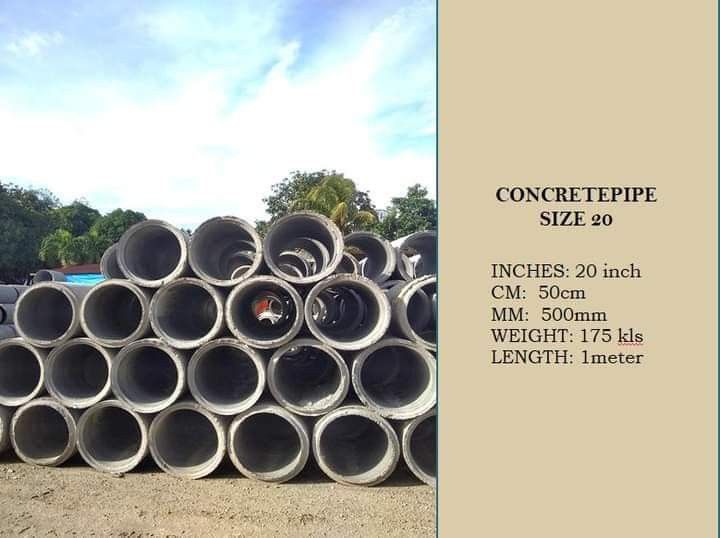 Non RCP and RCP Concrete Pipes, Commercial & Industrial, Construction ...