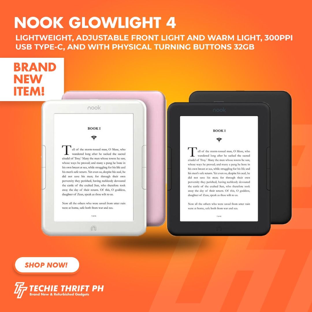 NOOK Glowlight 4 ereader (by: Barnes and Noble), Mobile Phones ...