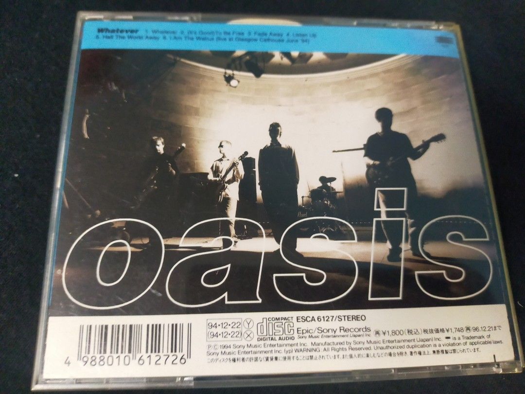 Oasis - Whatever, Hobbies & Toys, Music & Media, CDs & DVDs on Carousell