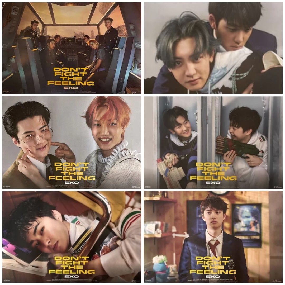 OFFICIAL EXO DFTF POB POSTERS, Hobbies & Toys, Memorabilia ...