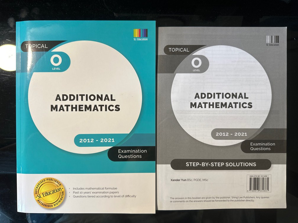(O-Levels)Additional Maths Exam Topical Exam Qns, Hobbies & Toys, Books & Magazines, Assessment ...