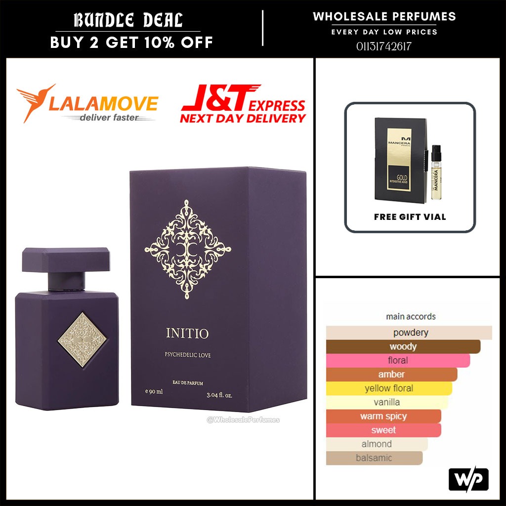 [ORIGINAL] INITIO PSYCHEDELIC LOVE EDP 90 FOR UNISEX, Beauty & Personal ...