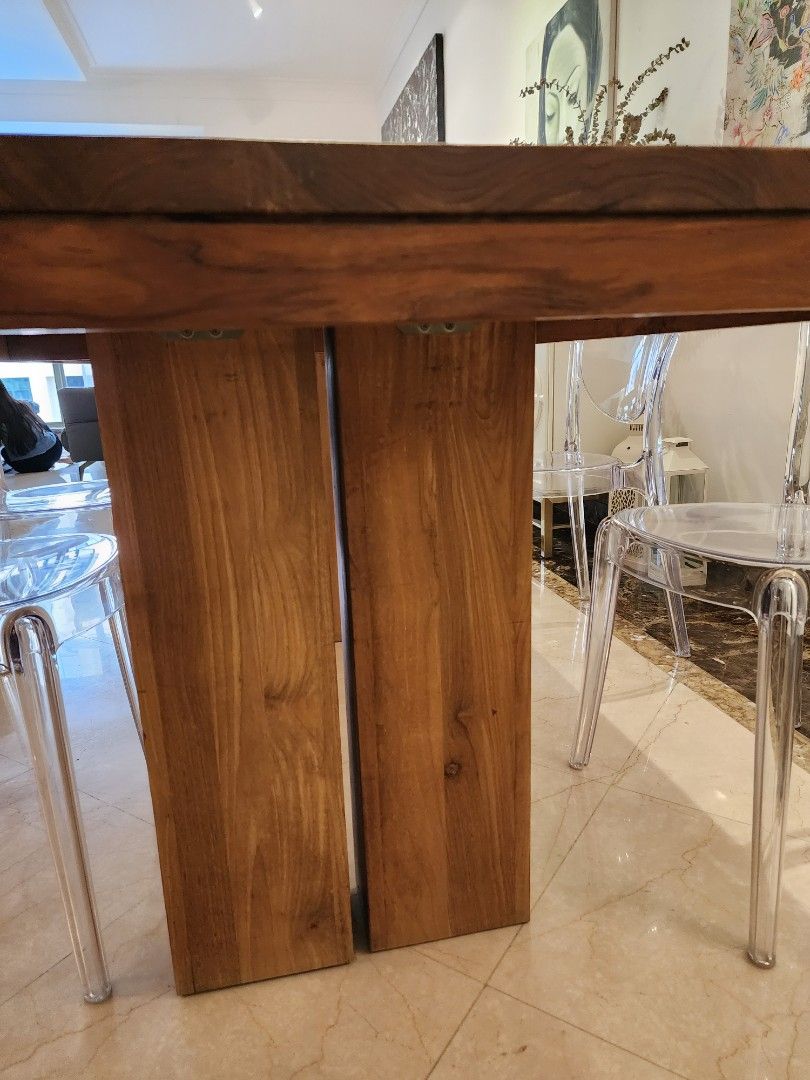 Originals Zen Dining Table Teak Wood, Furniture & Home Living ...