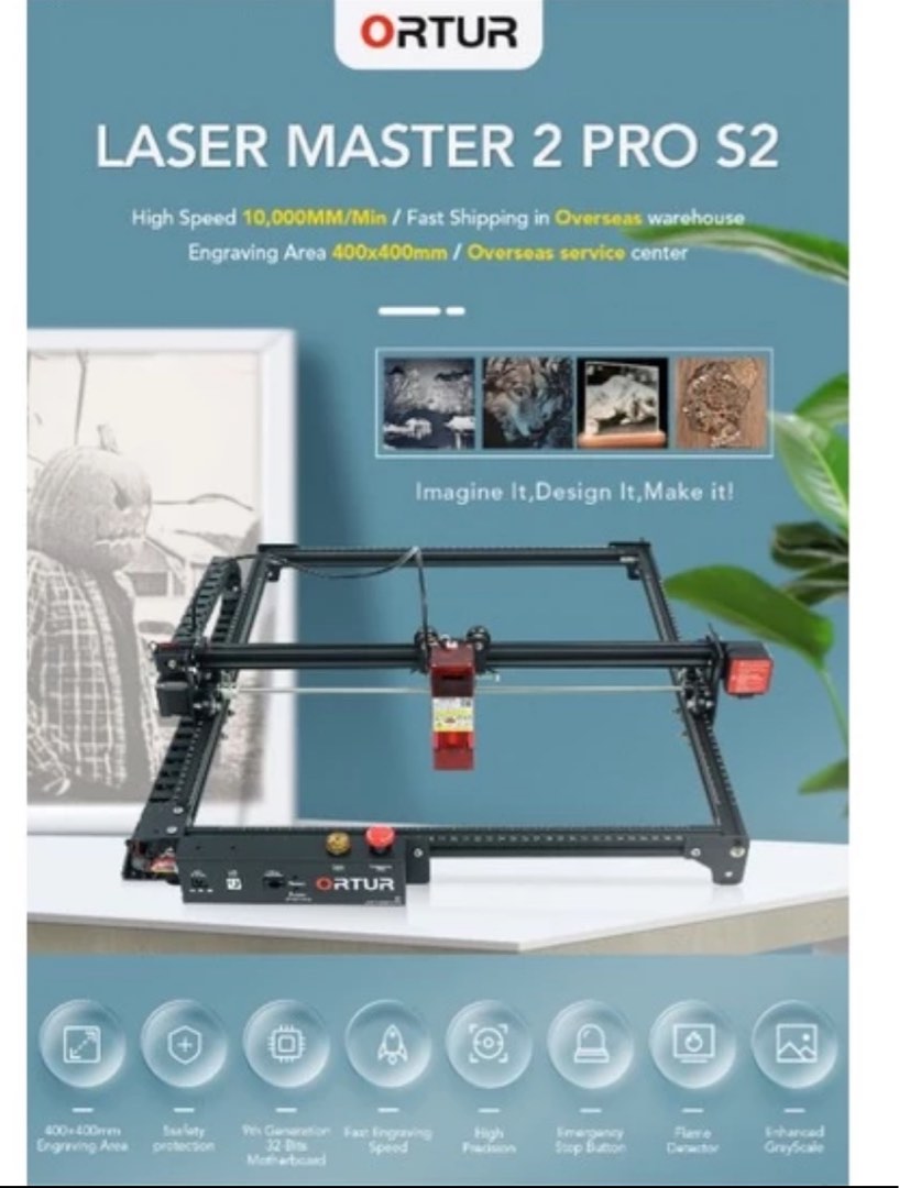 Ortur Laser Master 2 PRO (Almost new), Computers & Tech, Office ...