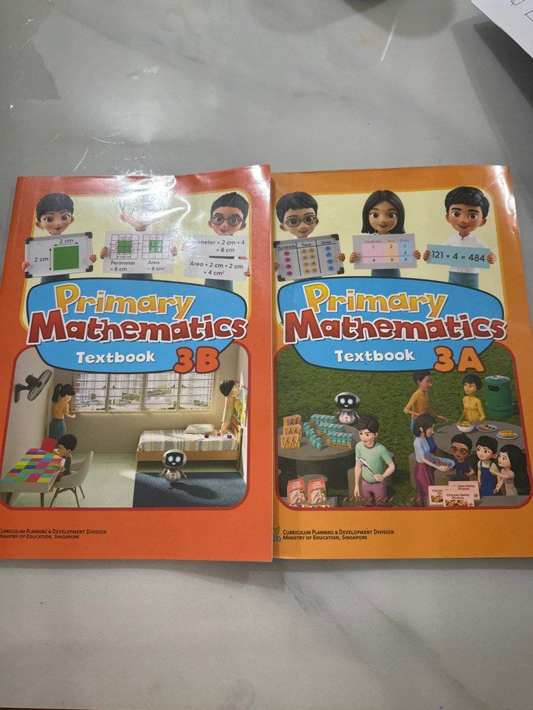 P3 Math TextBook 3A 3B (New Syllabus), Hobbies & Toys, Books ...