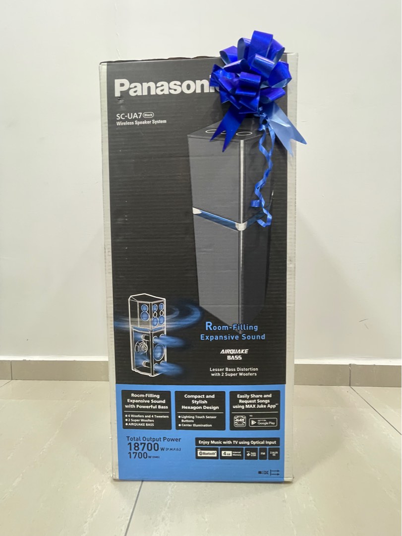 Panasonic SC - UA7 Wireless Speaker System, TV & Home Appliances, TV ...