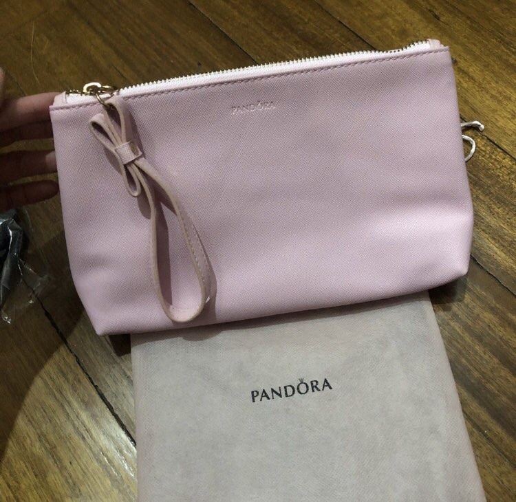 Pandora Pouch Original Pink Make Up Pouch, Luxury, Bags & Wallets on ...
