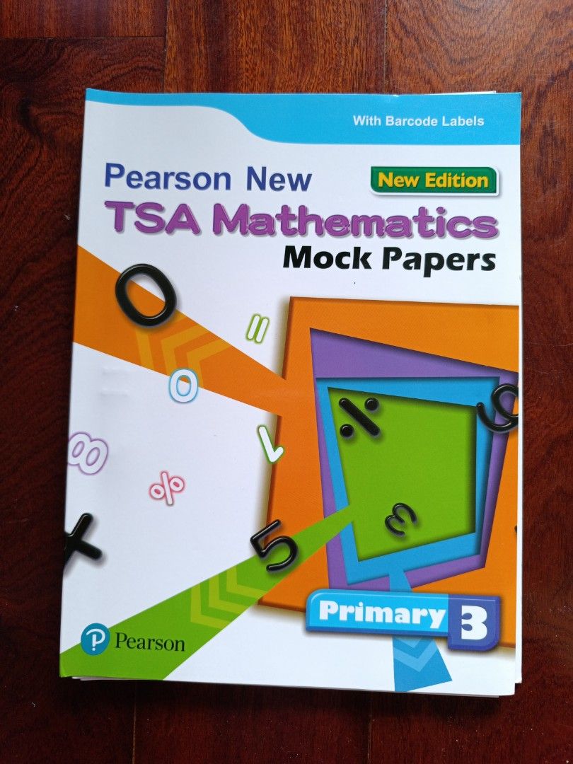 小三Pearson New TSA Mathematics Mock Paper, 興趣及遊戲, 書本 & 文具, 書本及雜誌 - 補充練習 ...