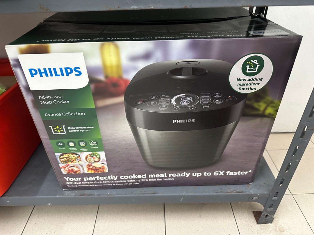 Philips model HD 2145/62 electric Pressure Cooker, TV & Home Appliances ...