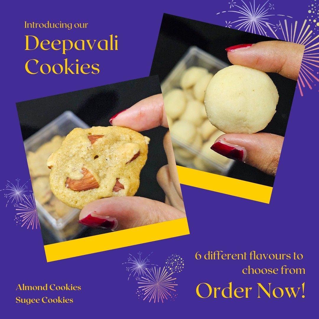 Vegan, eggless and dairy free Deepavali Cookies, Food & Drinks ...