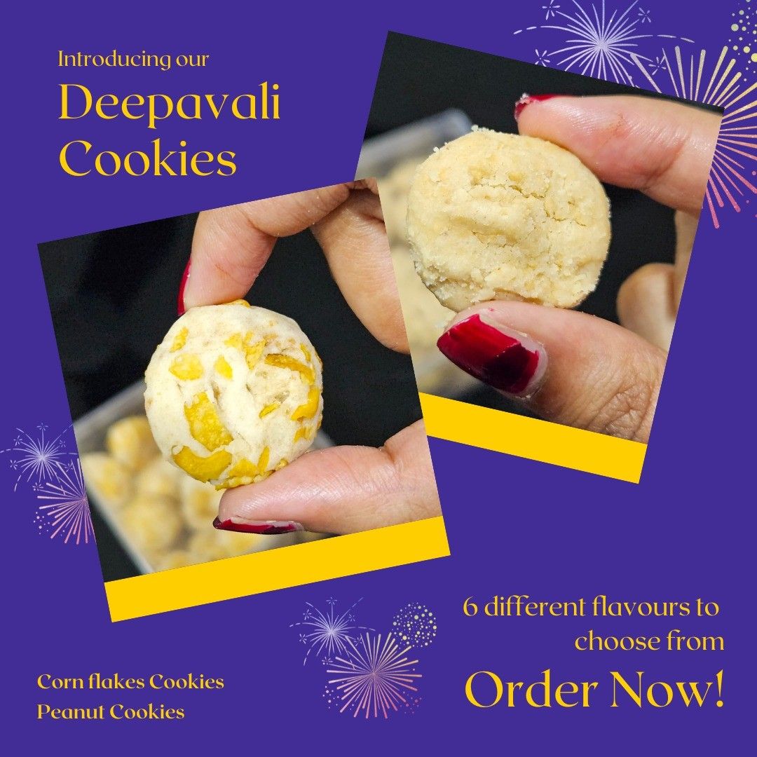 Vegan, eggless and dairy free Deepavali Cookies, Food & Drinks ...