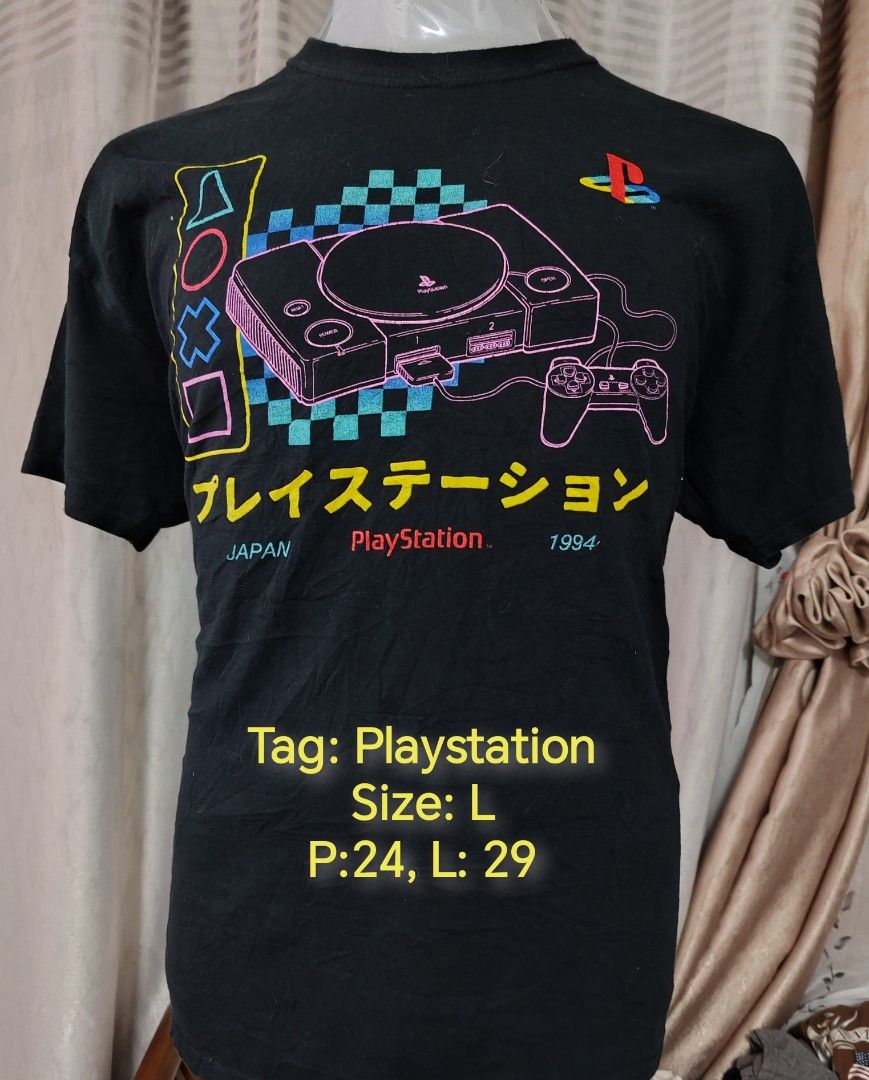 Playstation, Men's Fashion, Tops & Sets, Tshirts & Polo Shirts on Carousell