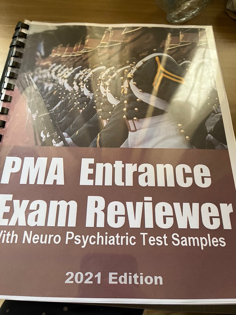 PMA entrance exam Reviewer with Neuro Psychiatric Test Sample, Hobbies ...