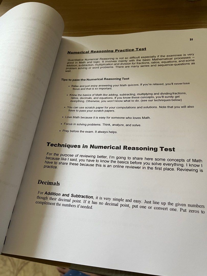 PMA entrance exam Reviewer with Neuro Psychiatric Test Sample, Hobbies ...