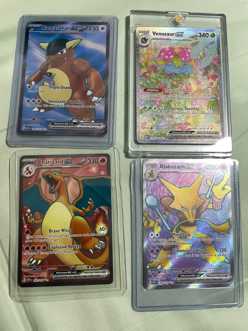 POKEMON 151 ENGLISH CHARIZARD VENUSAUR ALAKAZAM KANGA SR SIR, Hobbies ...