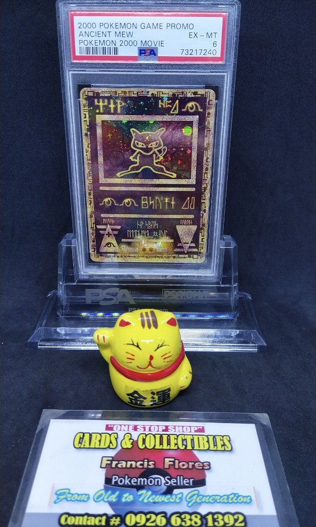 Pokemon GRADED Card - PSA 6: ANCIENT MEW (GAME PROMO) POKEMON 2000 ...