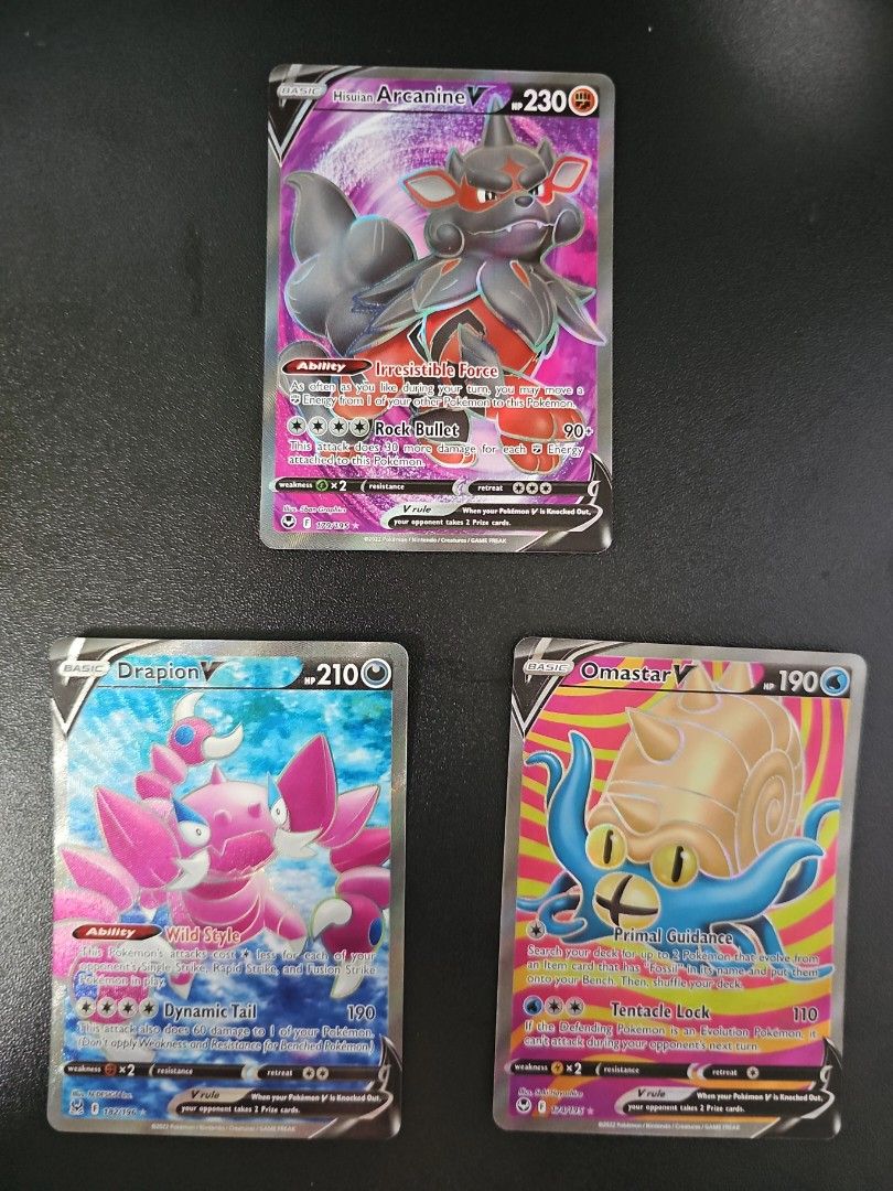 Pokemon Tcg Assorted Full Arts, Hobbies & Toys, Toys & Games on Carousell