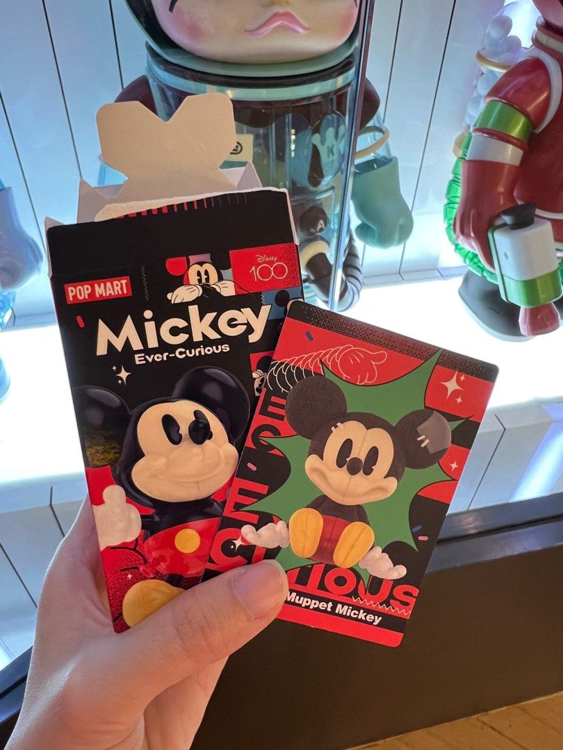 Popmart Mickey Mouse Ever Curious, Hobbies & Toys, Toys & Games on ...