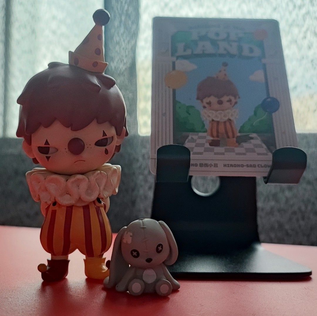 POPMART POPLAND Edition - Hirono Sad Clown, Hobbies & Toys, Toys ...