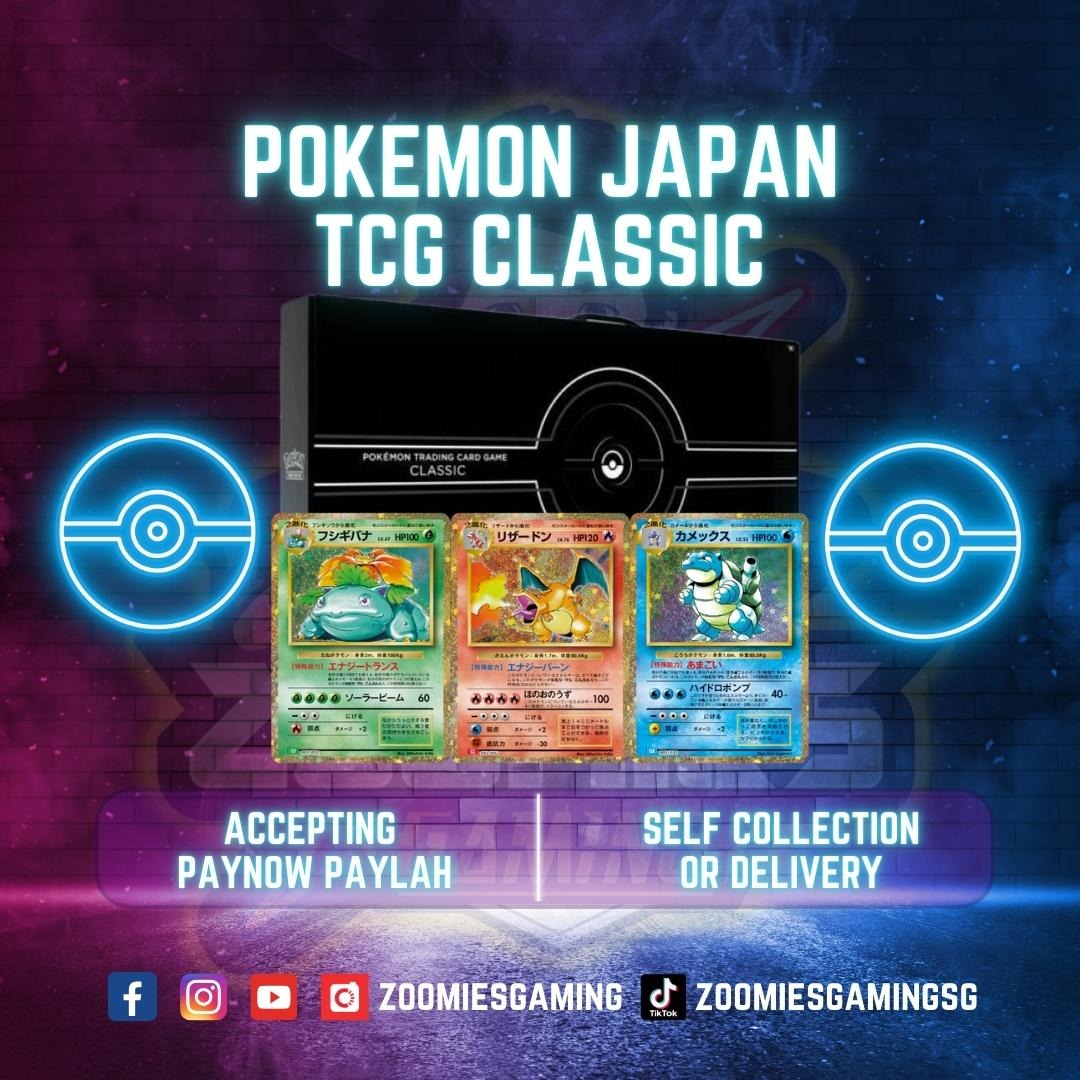 [Ready stock]Pokemon Japanese TCG card game classic, Hobbies & Toys ...