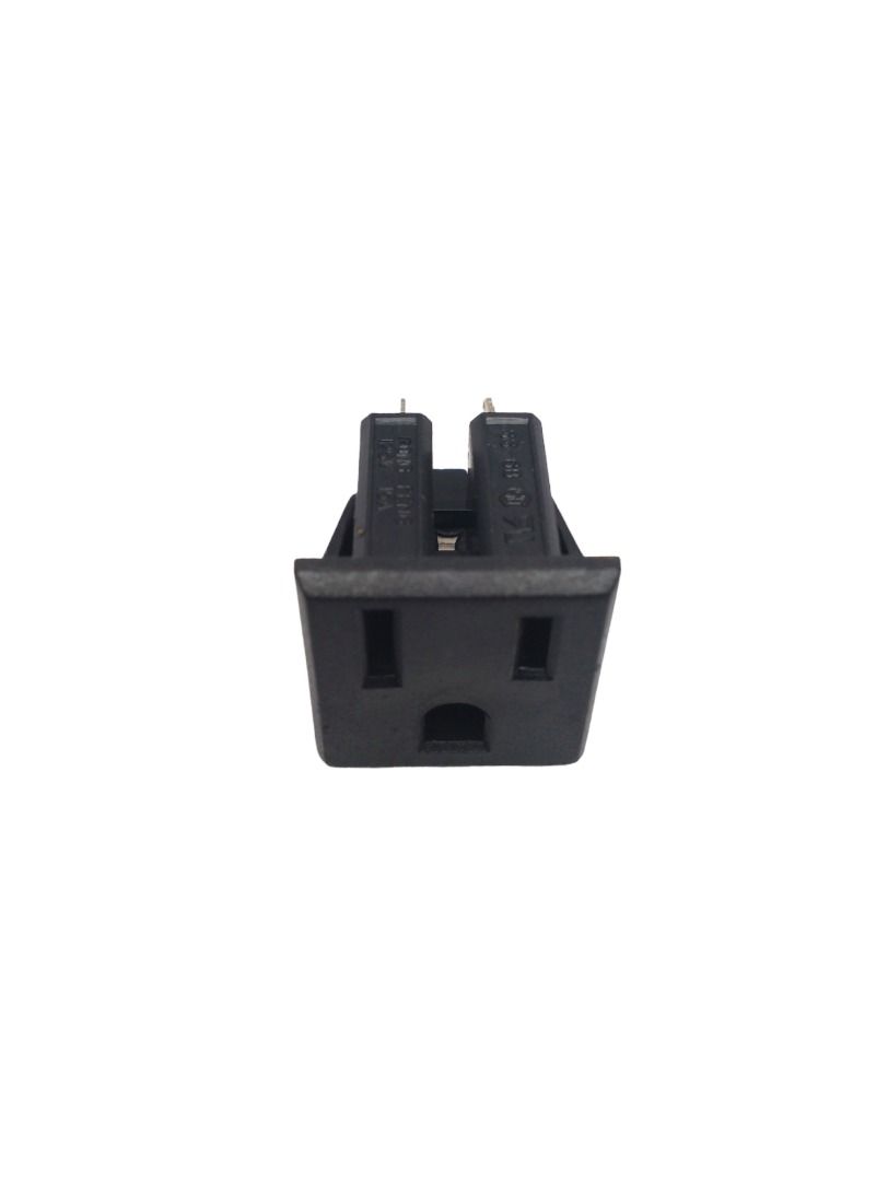 POWER SOCKET PLUG AC 15A 125V 3-PIN, PANEL MOUNT OUTLET US TYPE FEMAL ...