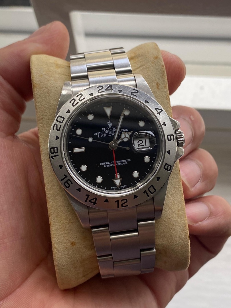 Pre-owned Rolex Explorer 2 (16570), Luxury, Watches on Carousell
