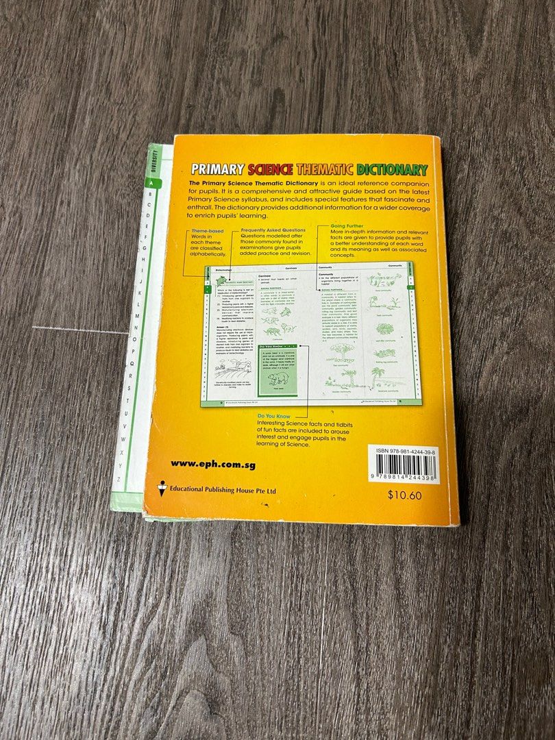 Primary Science Thematic Dictionary, Hobbies & Toys, Books & Magazines ...