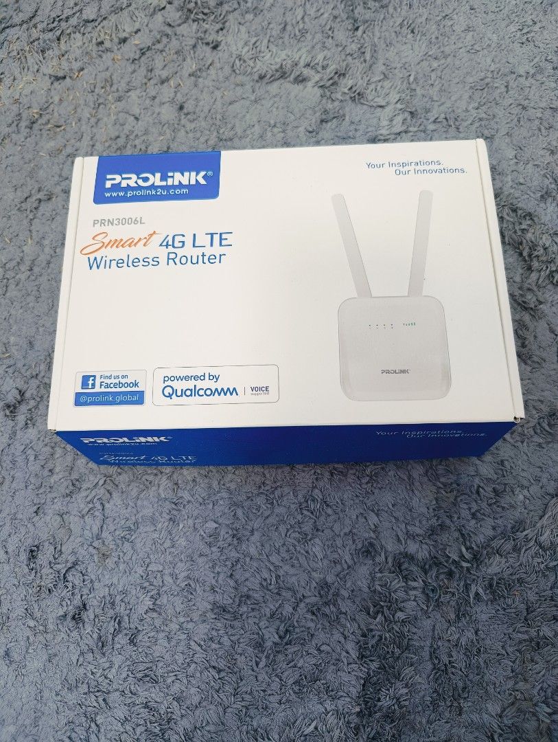 Prolink Smart 4G LTE wireless router, Computers & Tech, Parts ...