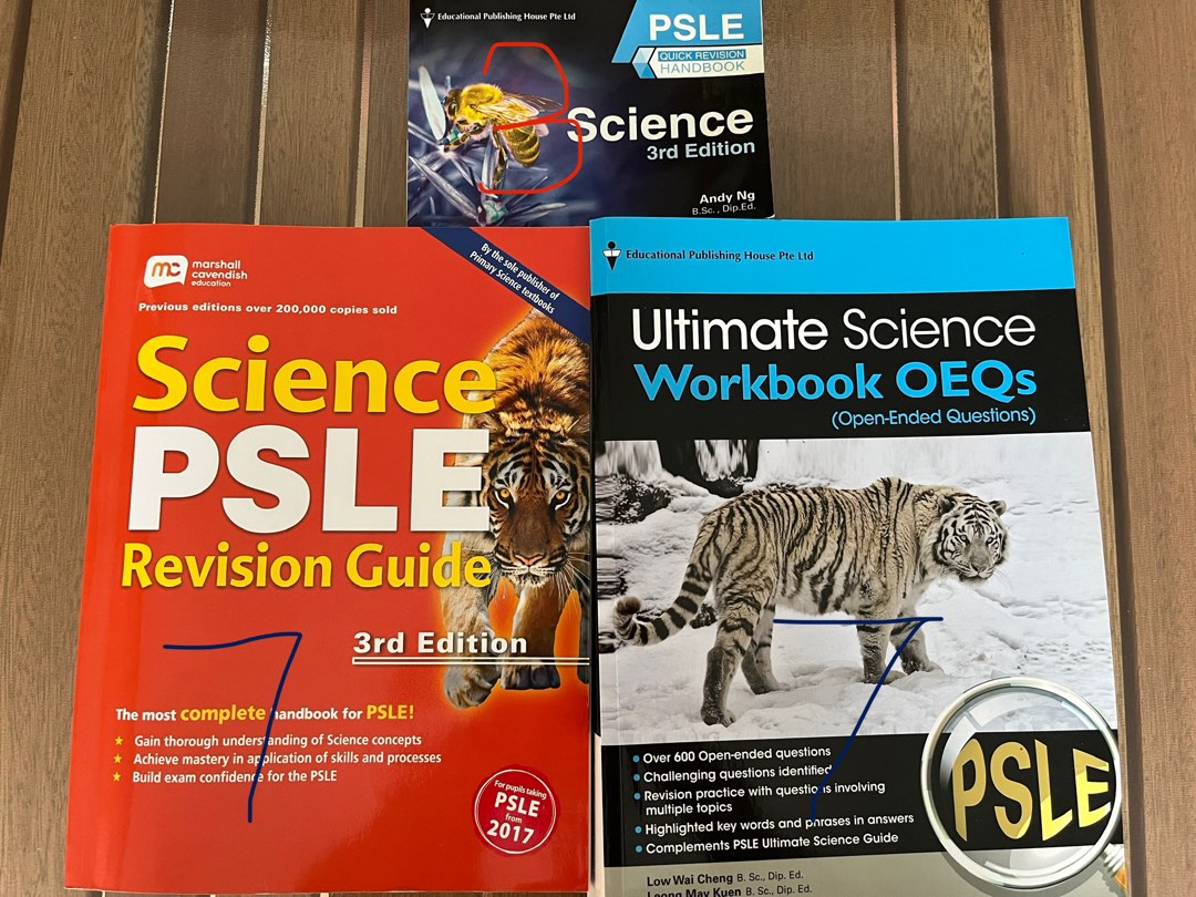 PSLE Science Revision Guide & OEQ workbook, Hobbies & Toys, Books ...