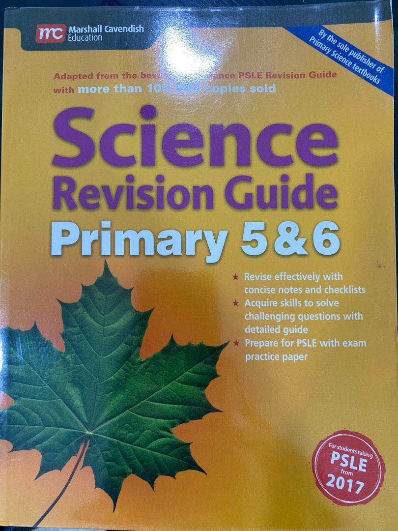 PSLE Science Revision Guide Primary 5 & 6 , Hobbies & Toys, Books ...