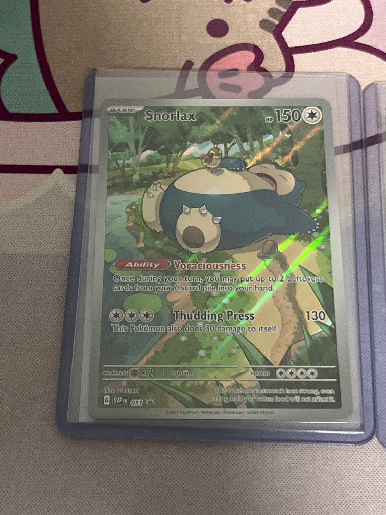 PTCG TCG Pokemon Card Snorlax Scarlet & Violet 151 ETB Elite Trainer ...