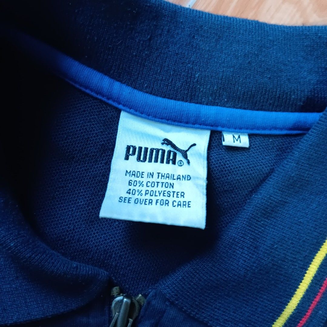 Puma Rugby Embroiled Logo, Fesyen Pria, Pakaian , Baju Luaran di Carousell