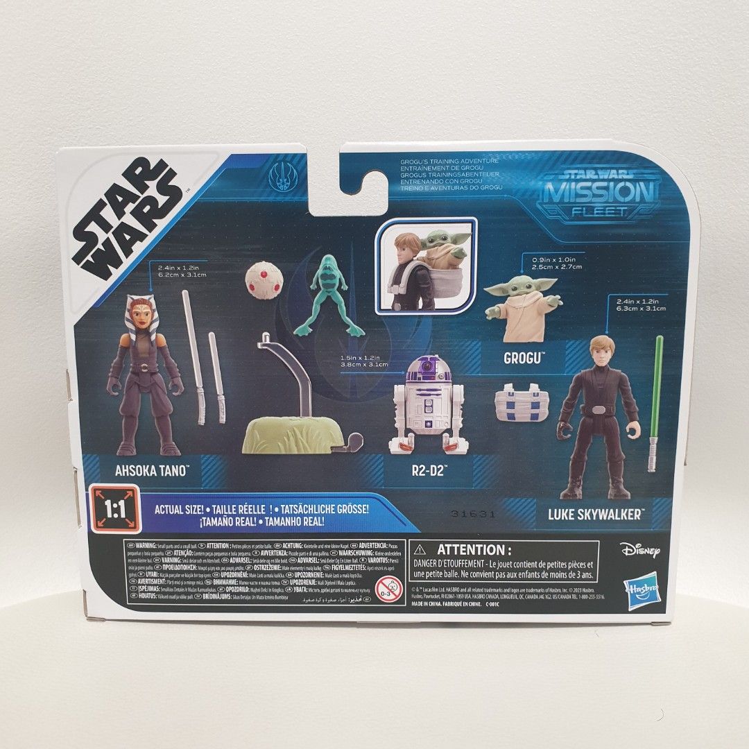 R2-D2 AHSOKA TANO GROGU LUKE SKYWALKER Star Wars Mission Fleet, Hobbies ...