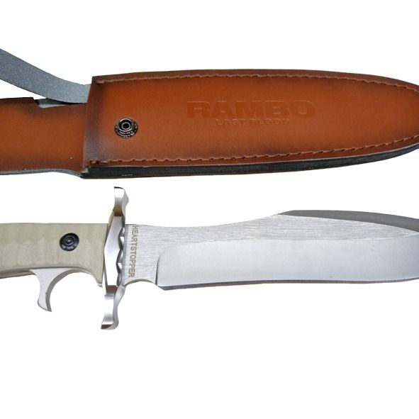 Rambo 5 V Last Blood Heartstopper MK-9 Movie Reproduction Knife, Sports ...