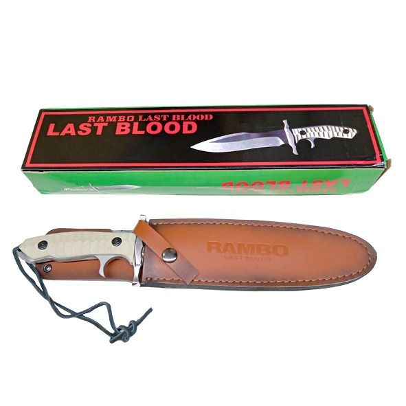 Rambo 5 V Last Blood Heartstopper MK-9 Movie Reproduction Knife, Sports ...