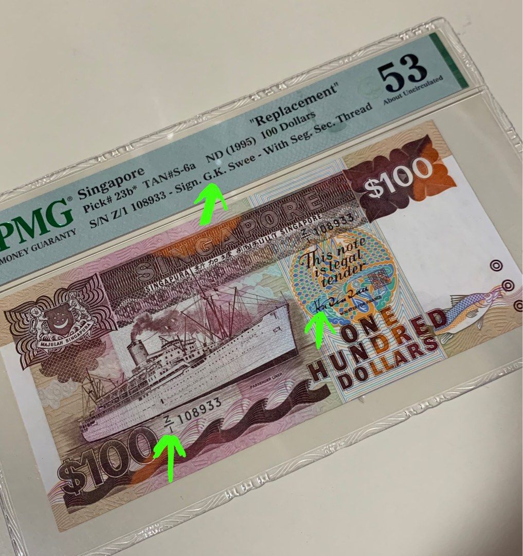 Rare! $100 Z1 HTT sign PMG label error banknote, Hobbies & Toys ...