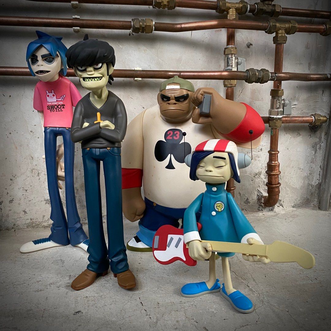 Rare ! Gorillaz black edition by kidrobot, Hobbies & Toys, Memorabilia ...