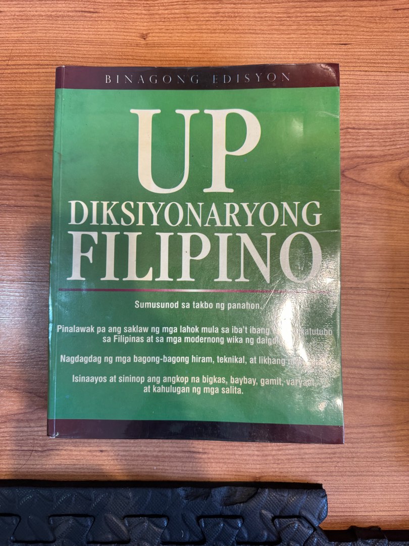 RARE! UP Diksiyonaryong Filipino 2010 Edition, Hobbies & Toys, Books ...