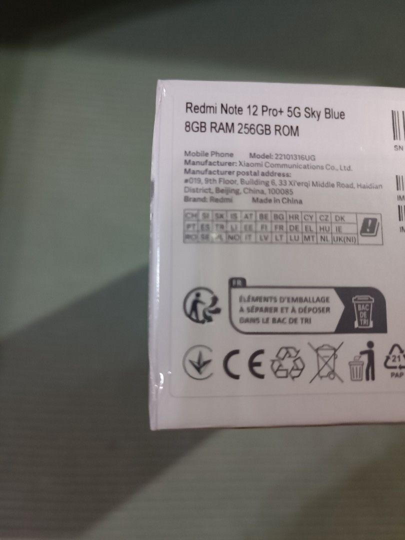 Xiaomi REDMI NOTE 12 PRO+ PLUS Blue 256 GB, Mobile Phones & Gadgets ...