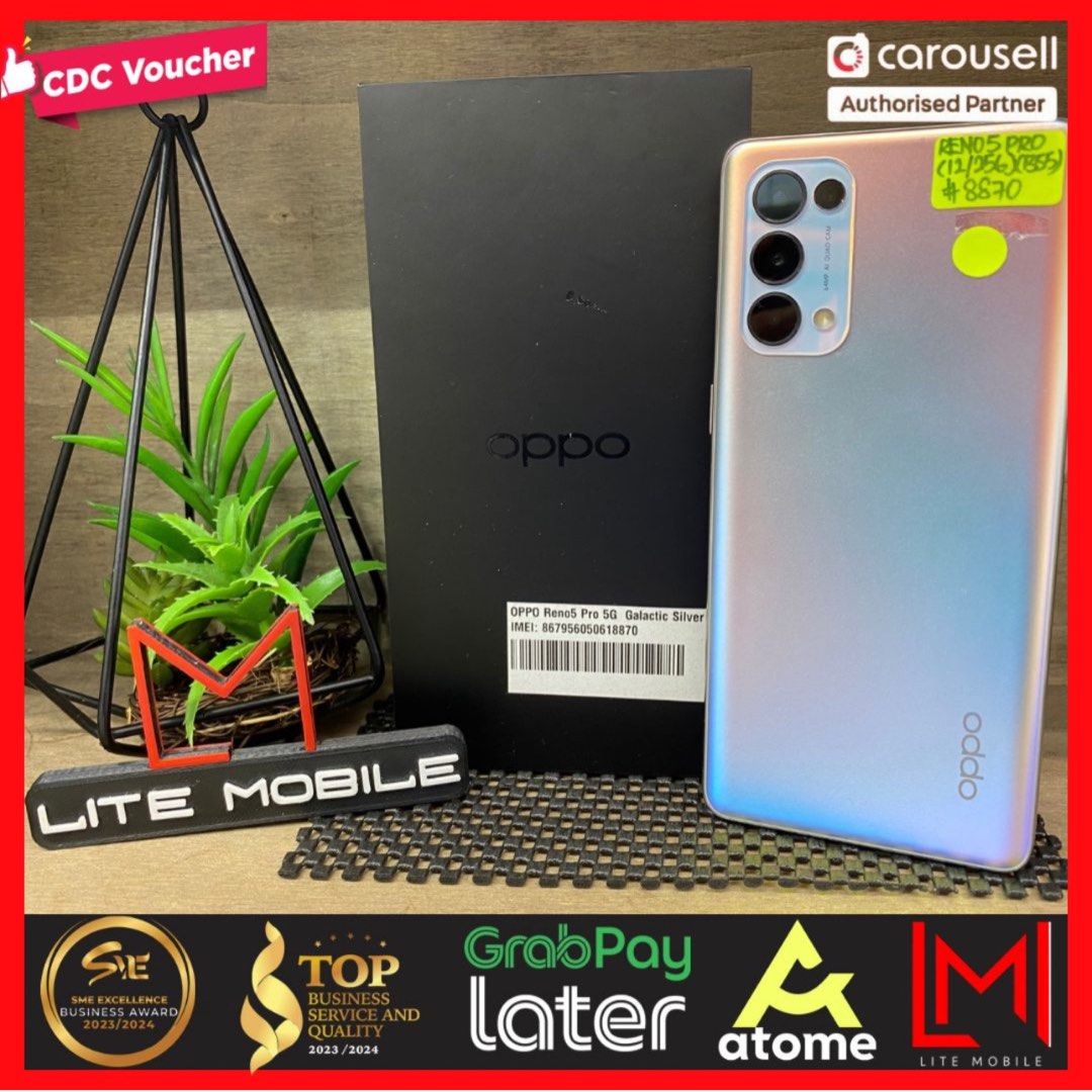 Reno 5 PRO 5G Starry Dream 256GB, Mobile Phones & Gadgets, Mobile ...