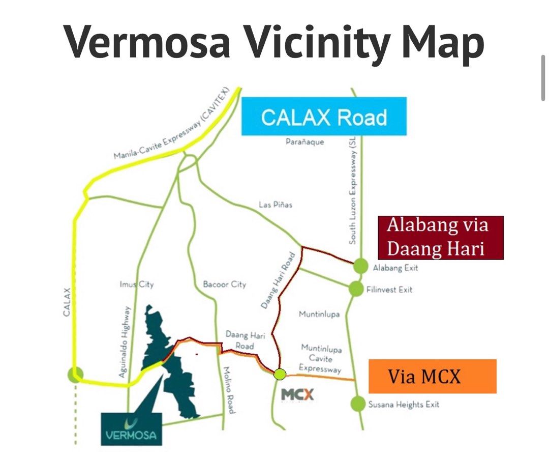 Residential Lot for Sale in Vermosa Ardia Daang Hari near De La Salle ...