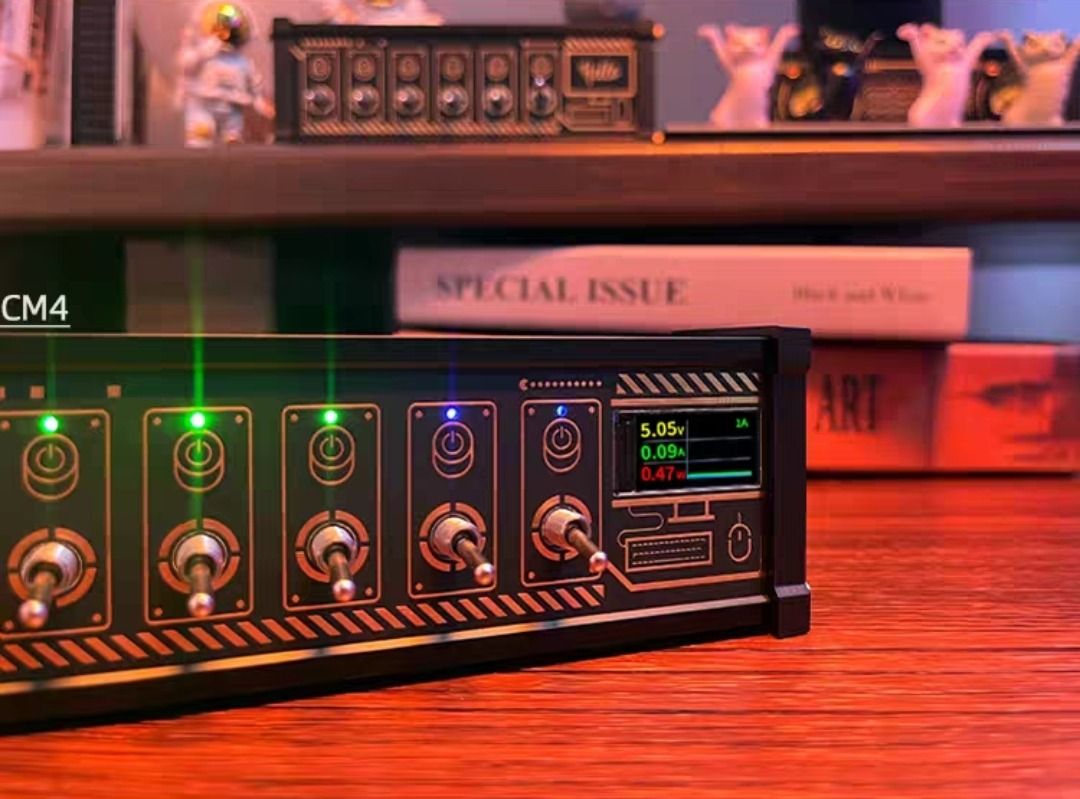 Retro Classic USB Hubs with individual Switches, 4 Ports Support Data ...