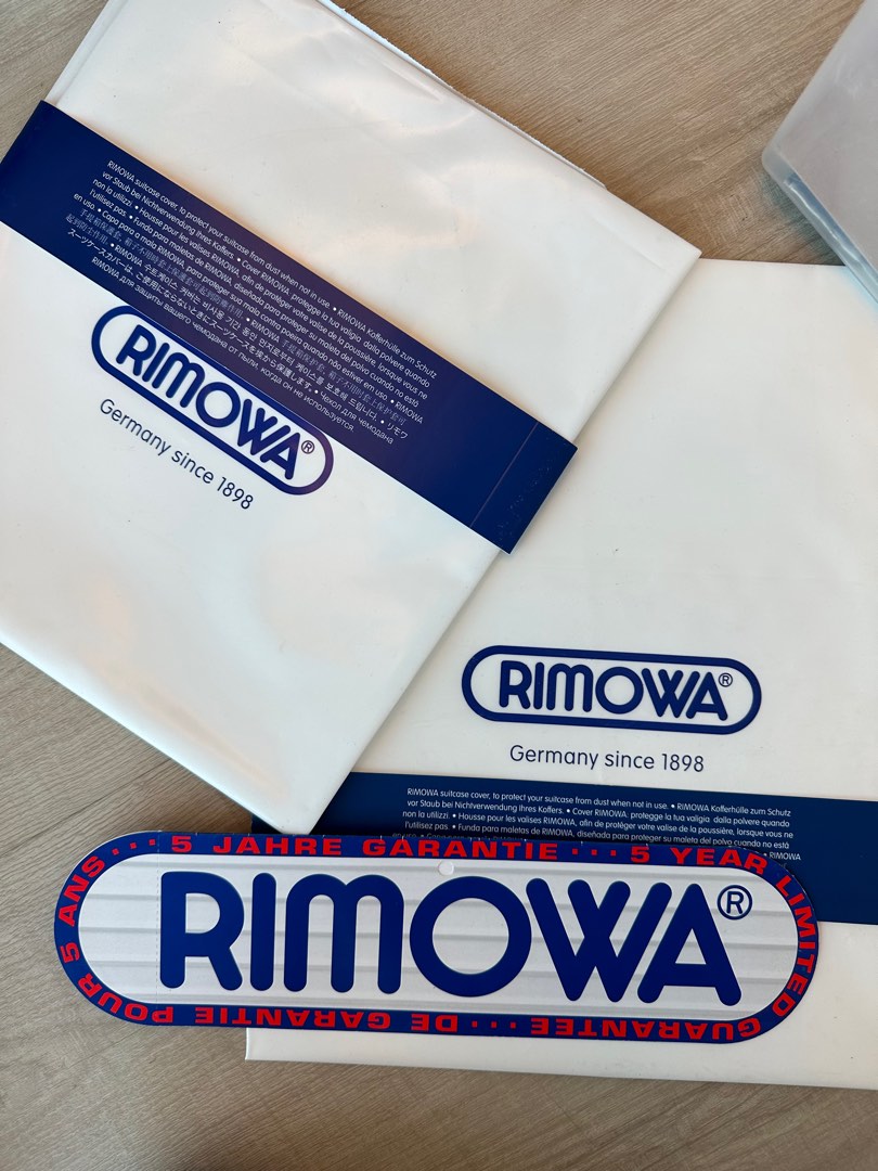 Rimowa Luggage Dust Cover, Hobbies & Toys, Travel, Travel Essentials ...